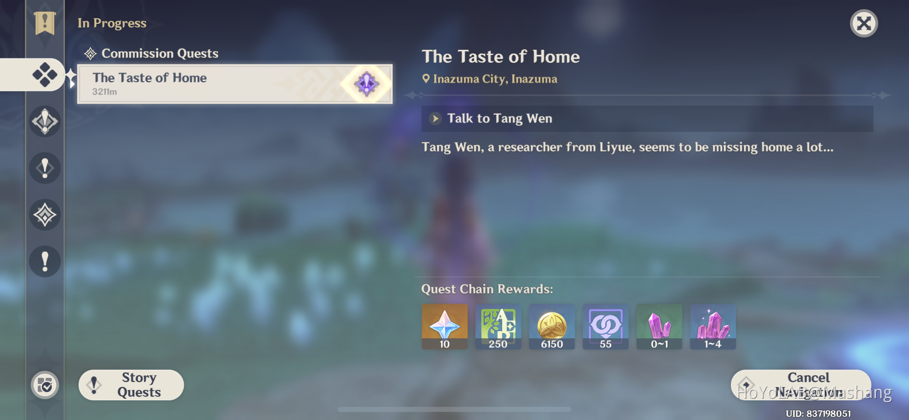 Inazuma commission hidden achievement Genshin Impact | HoYoLAB