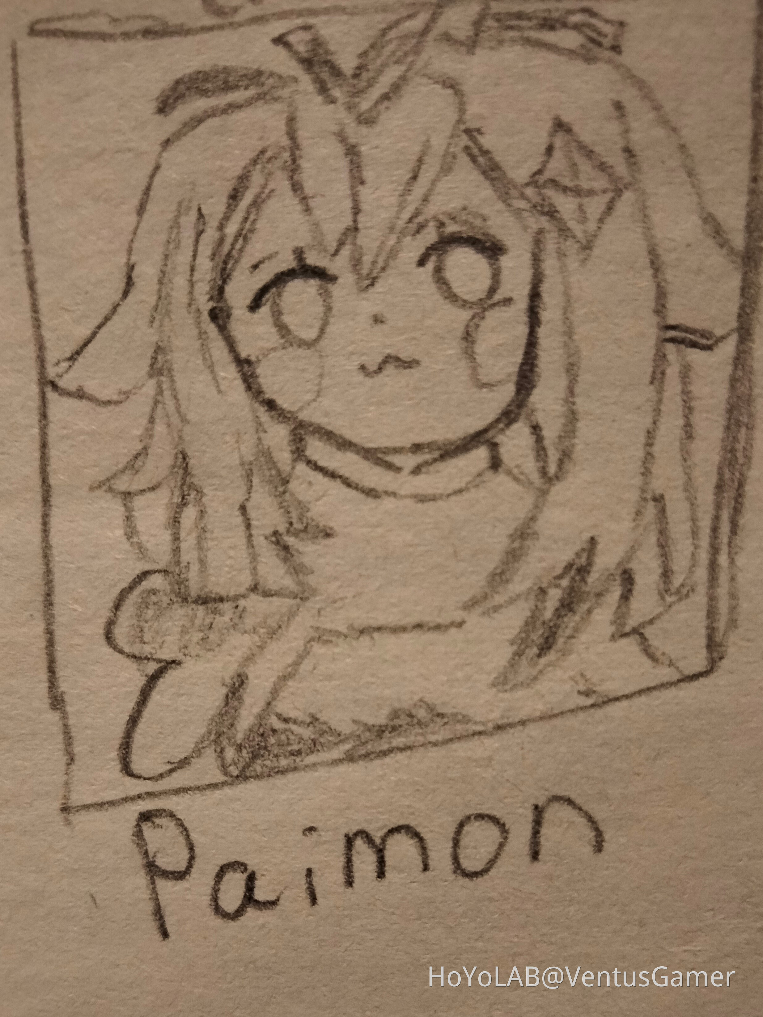 I draw Paimon Genshin Impact | HoYoLAB
