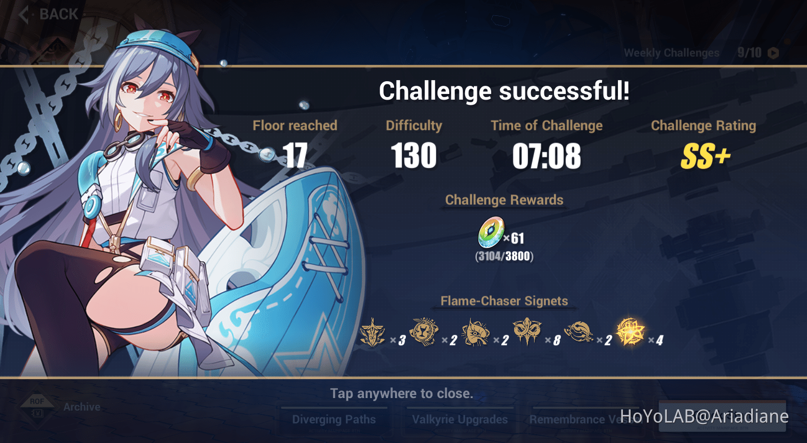 [Herrscher Of Sentience YATTA!!!] Finally 130D cleared with Senti and Unlimited power [Elysian ...