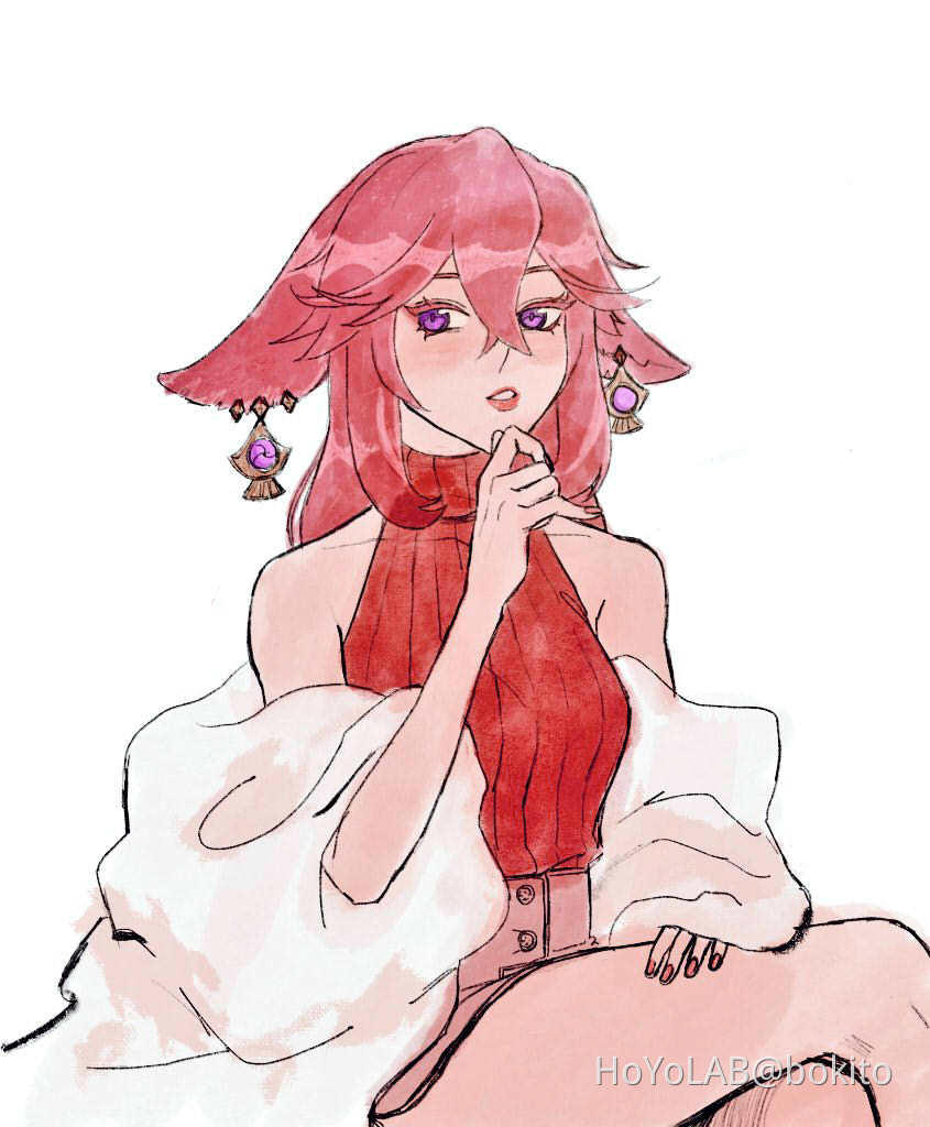 modern yae miko Genshin Impact | HoYoLAB