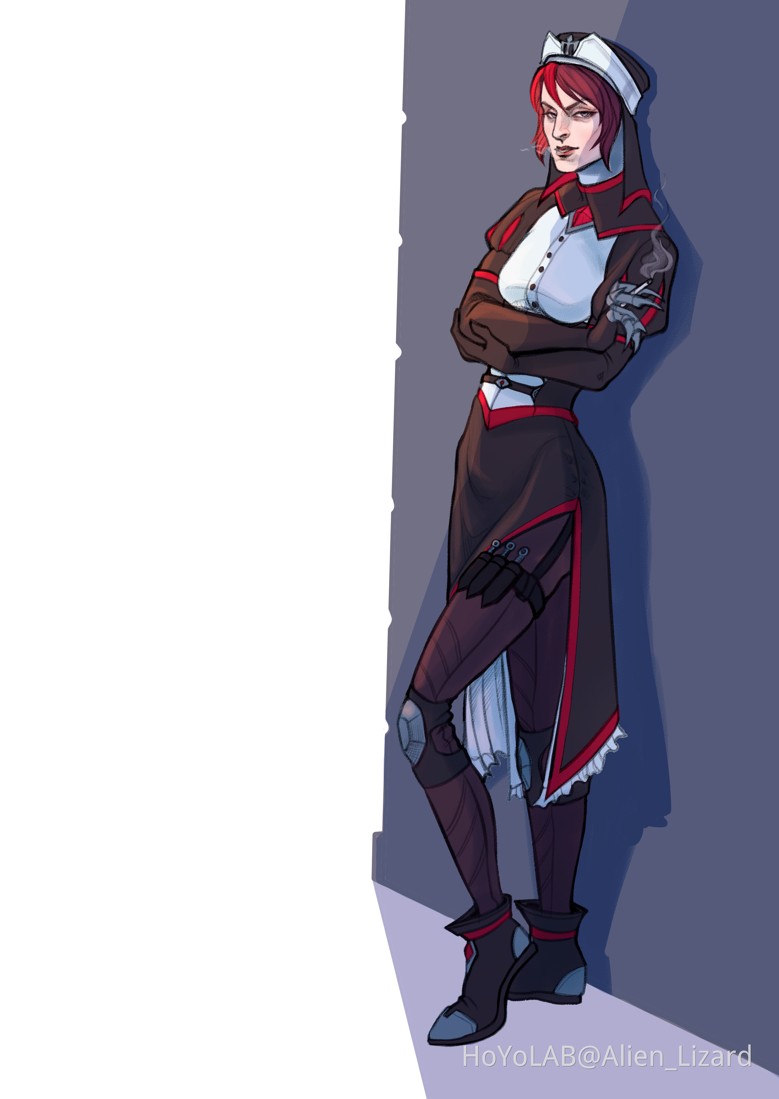 Rosaria re-design Genshin Impact | HoYoLAB