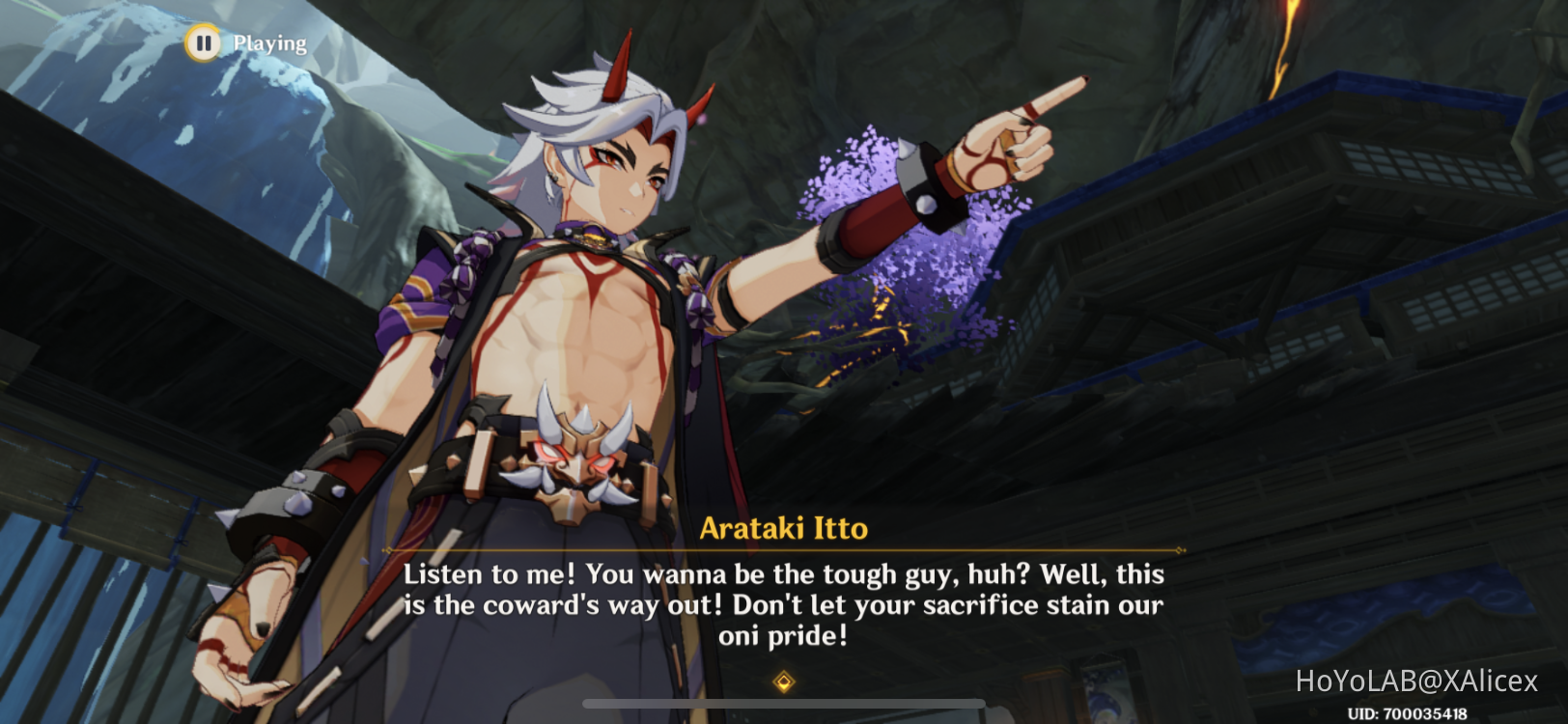 Don't let your sacrifice stain our oni pride! Genshin Impact | HoYoLAB