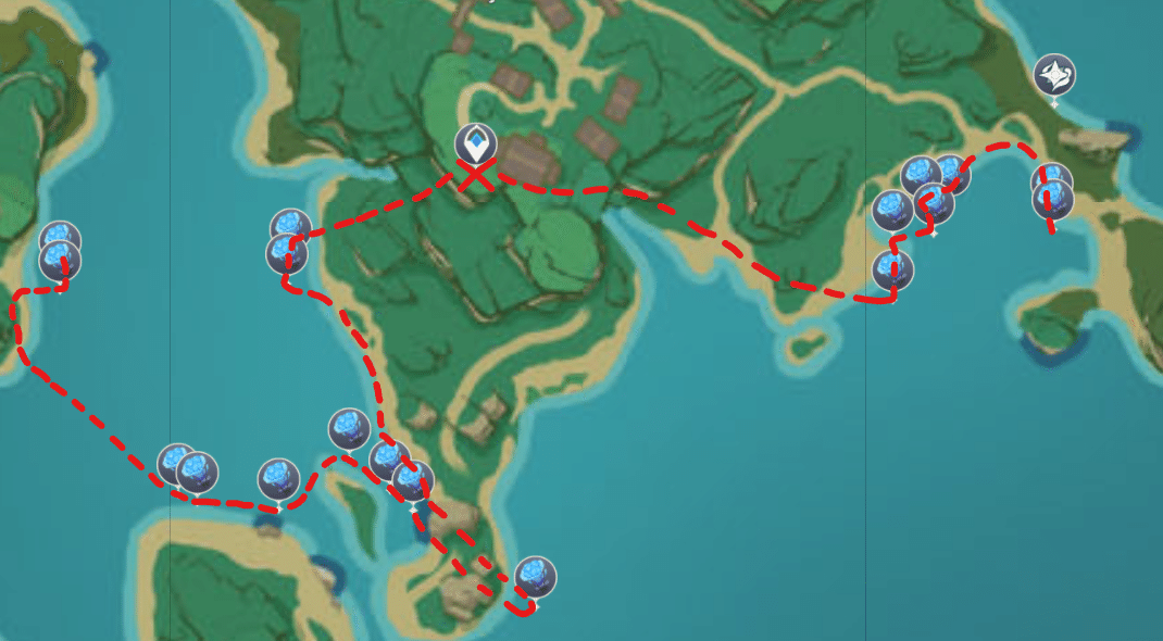 Rutas de Farmeo para Kaedehara Kazuha y Razor | +145 de Hongo Marino y ...