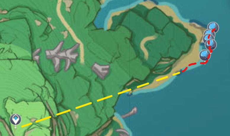 Rutas de Farmeo para Kaedehara Kazuha y Razor | +145 de Hongo Marino y ...