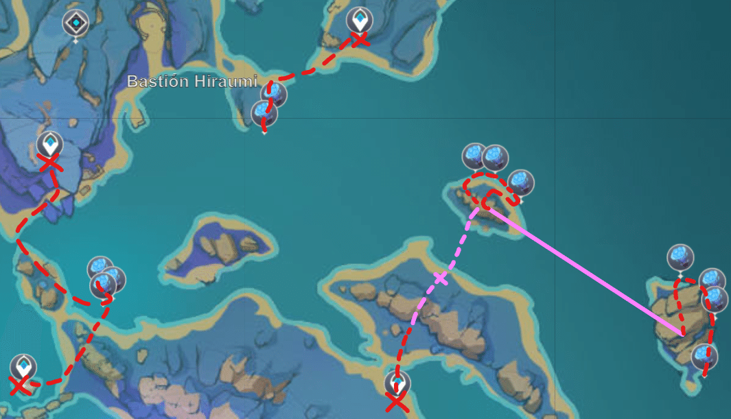 Rutas de Farmeo para Kaedehara Kazuha y Razor | +145 de Hongo Marino y ...