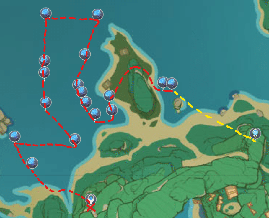 Rutas de Farmeo para Kaedehara Kazuha y Razor | +145 de Hongo Marino y ...