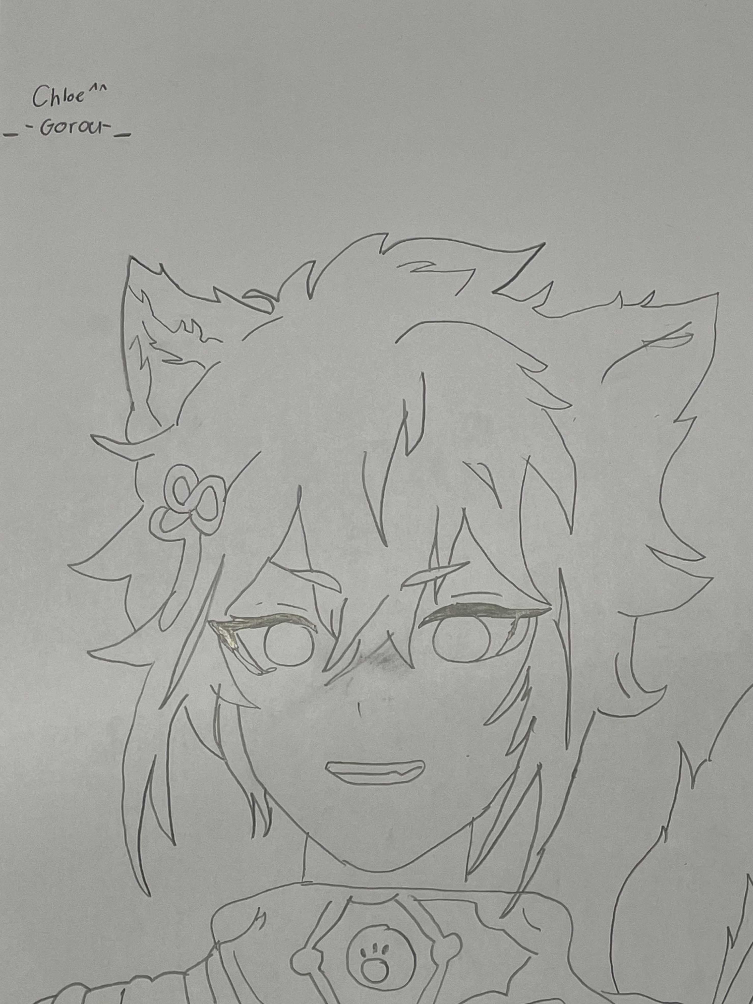 Gorou Fan Art ( sketch) Genshin Impact | HoYoLAB