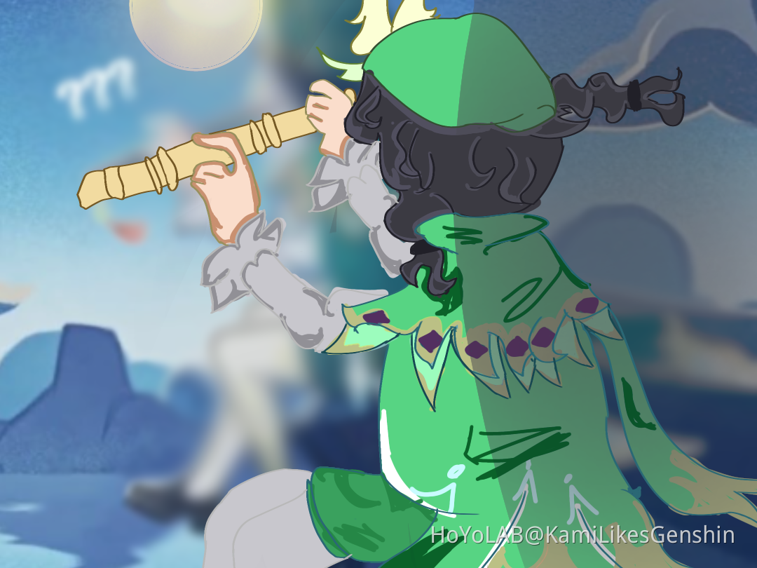 venti with the flute Genshin Impact | HoYoLAB