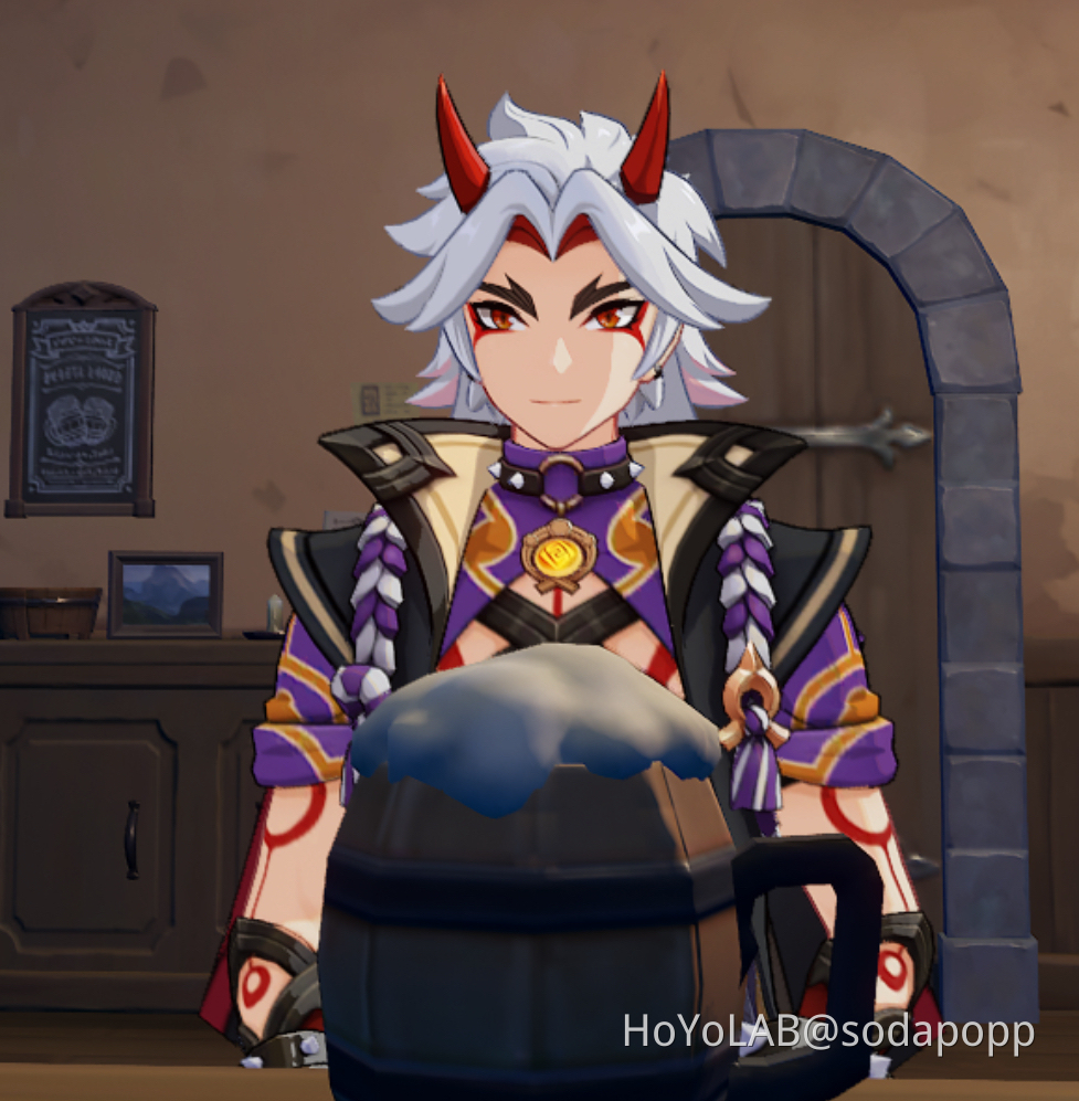 drink with itto Genshin Impact | HoYoLAB