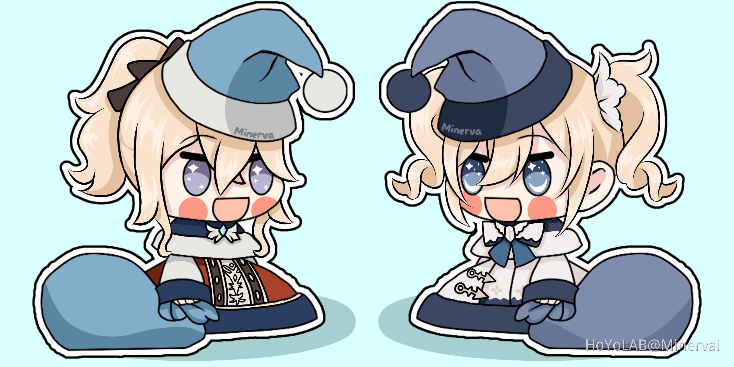 Jean and Barbara Padoru Genshin Impact | HoYoLAB