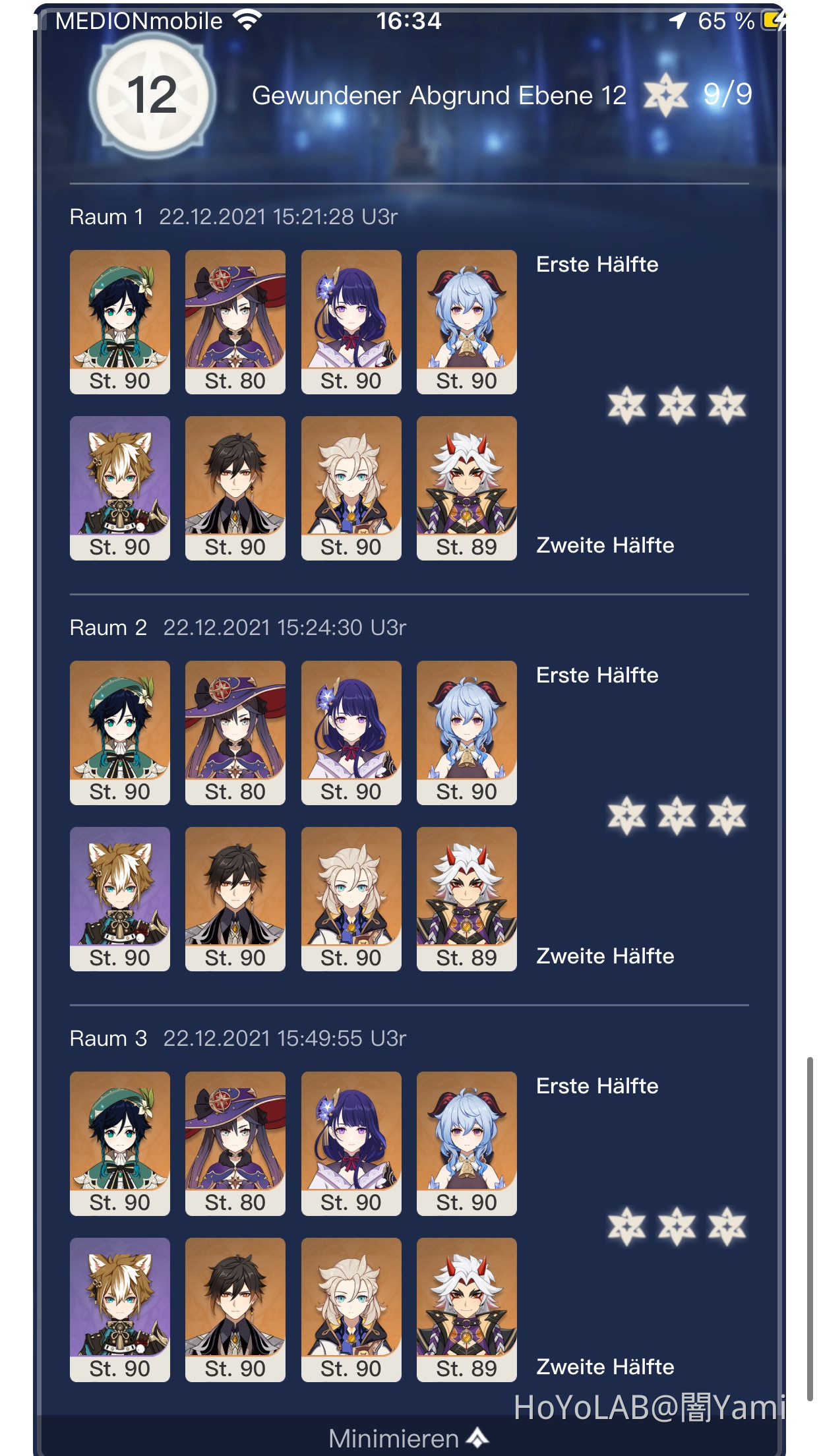 Spiral Abyss Floor 12 in einem Rutsch als f2p Genshin Impact | HoYoLAB