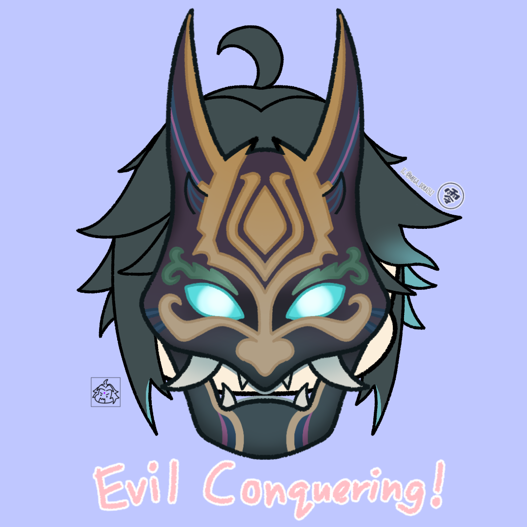 Different masks on Xiao ヾ(･ω･*)ﾉ Genshin Impact | HoYoLAB