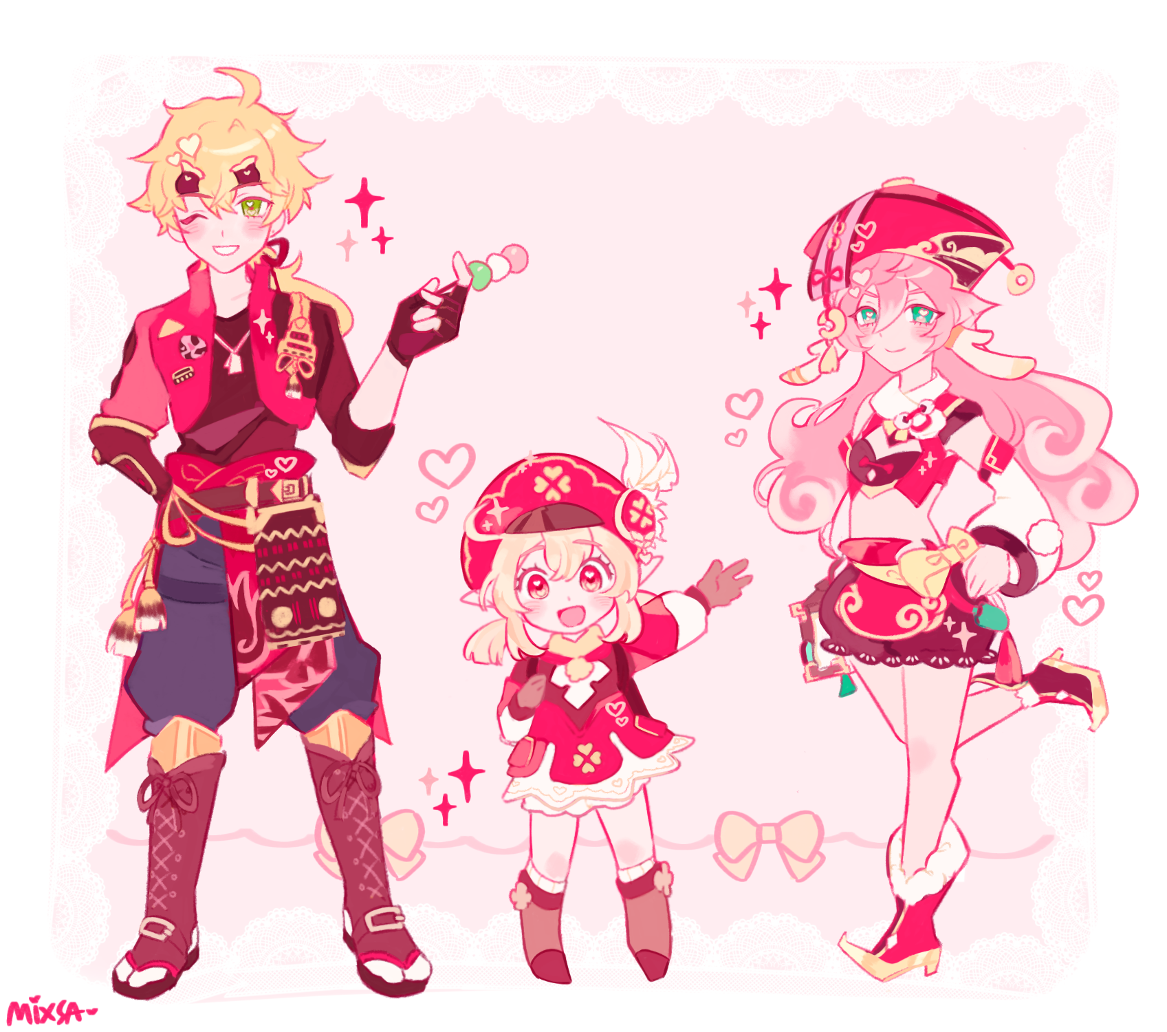 my favourite pyro characters 💖🔥 Genshin Impact | HoYoLAB