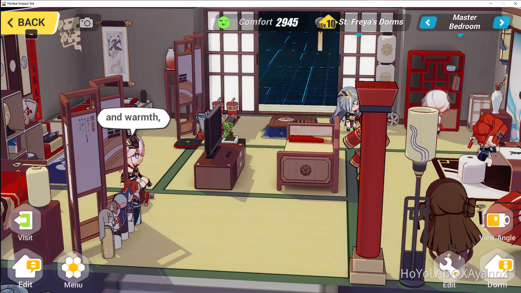 character conversations in the dorm Honkai Impact 3rd | HoYoLAB