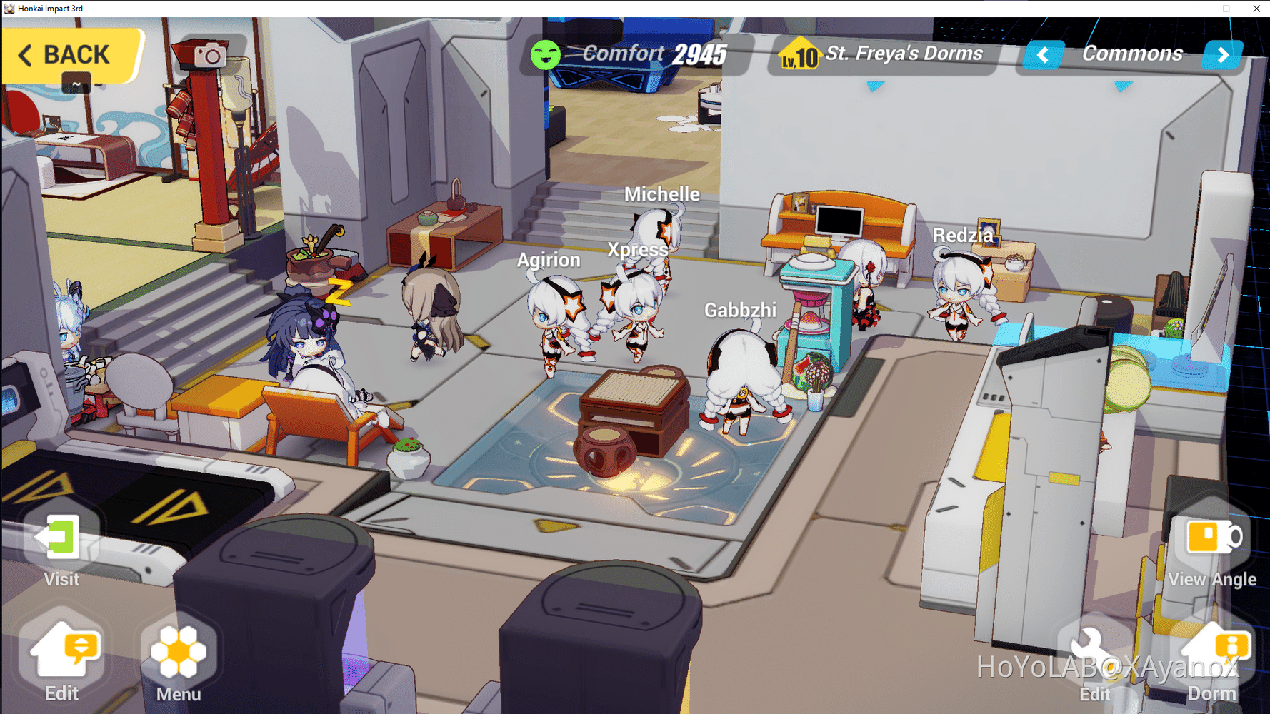 character conversations in the dorm Honkai Impact 3rd | HoYoLAB