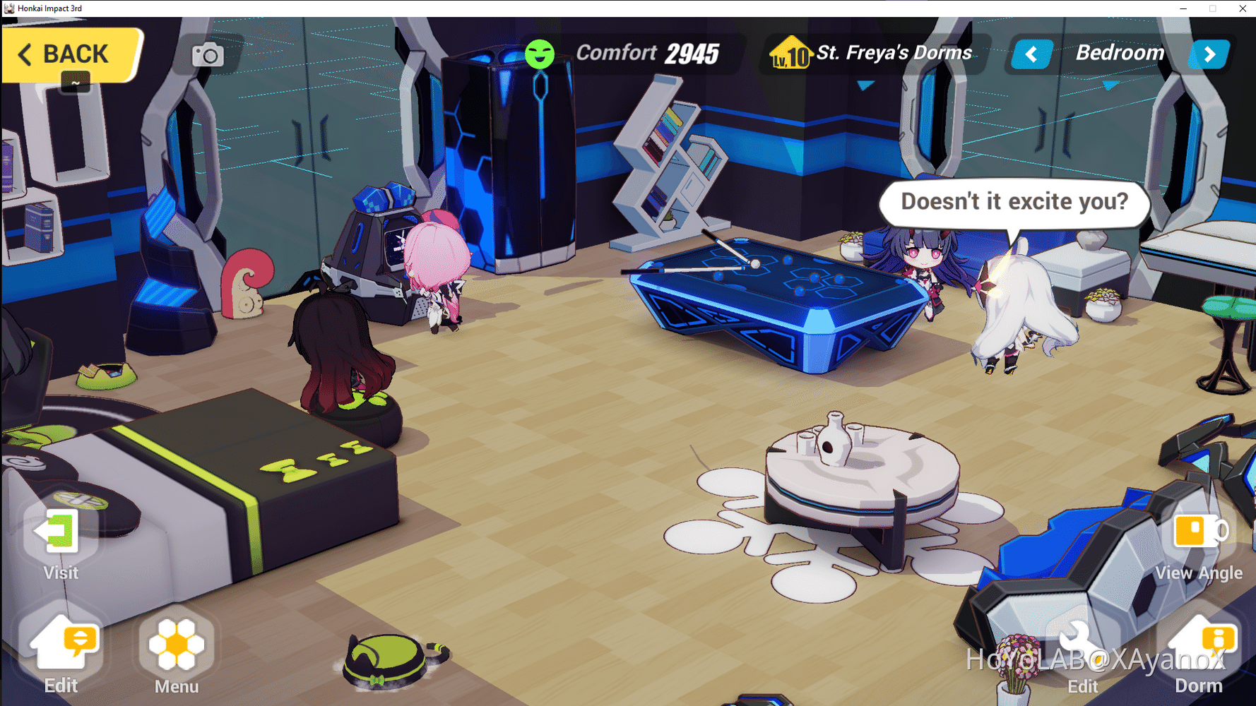 character conversations in the dorm Honkai Impact 3rd | HoYoLAB