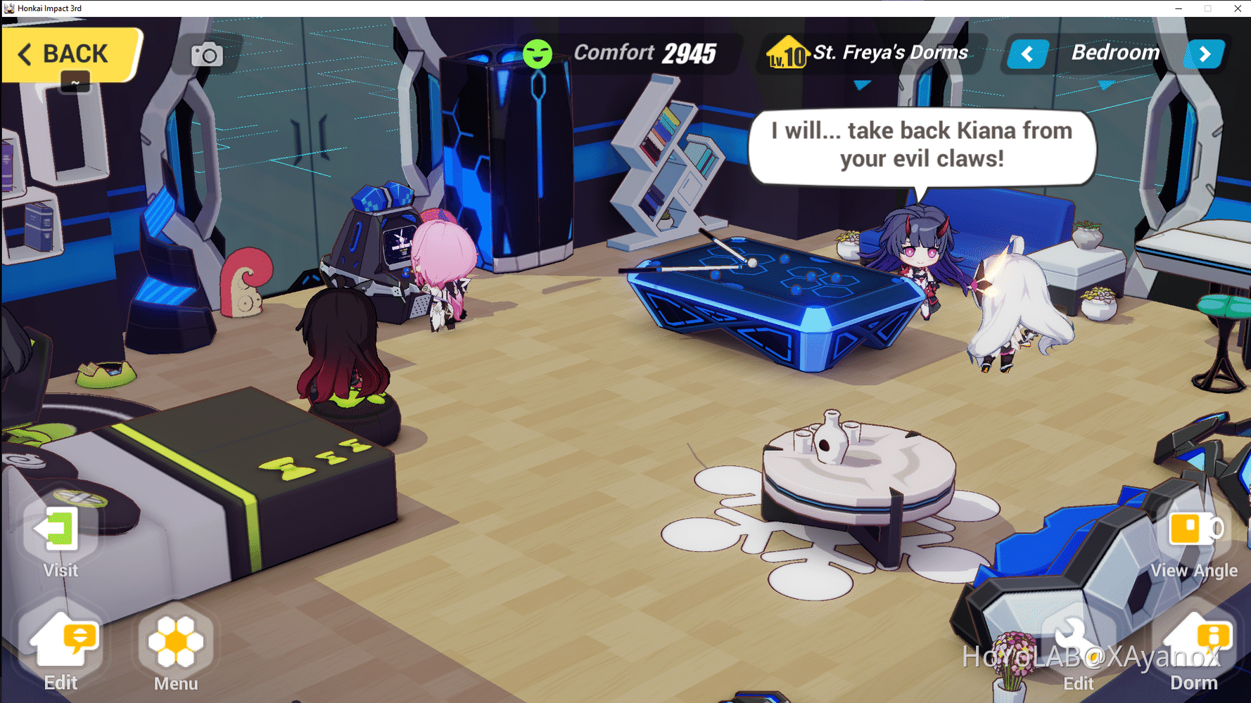 character conversations in the dorm Honkai Impact 3rd | HoYoLAB