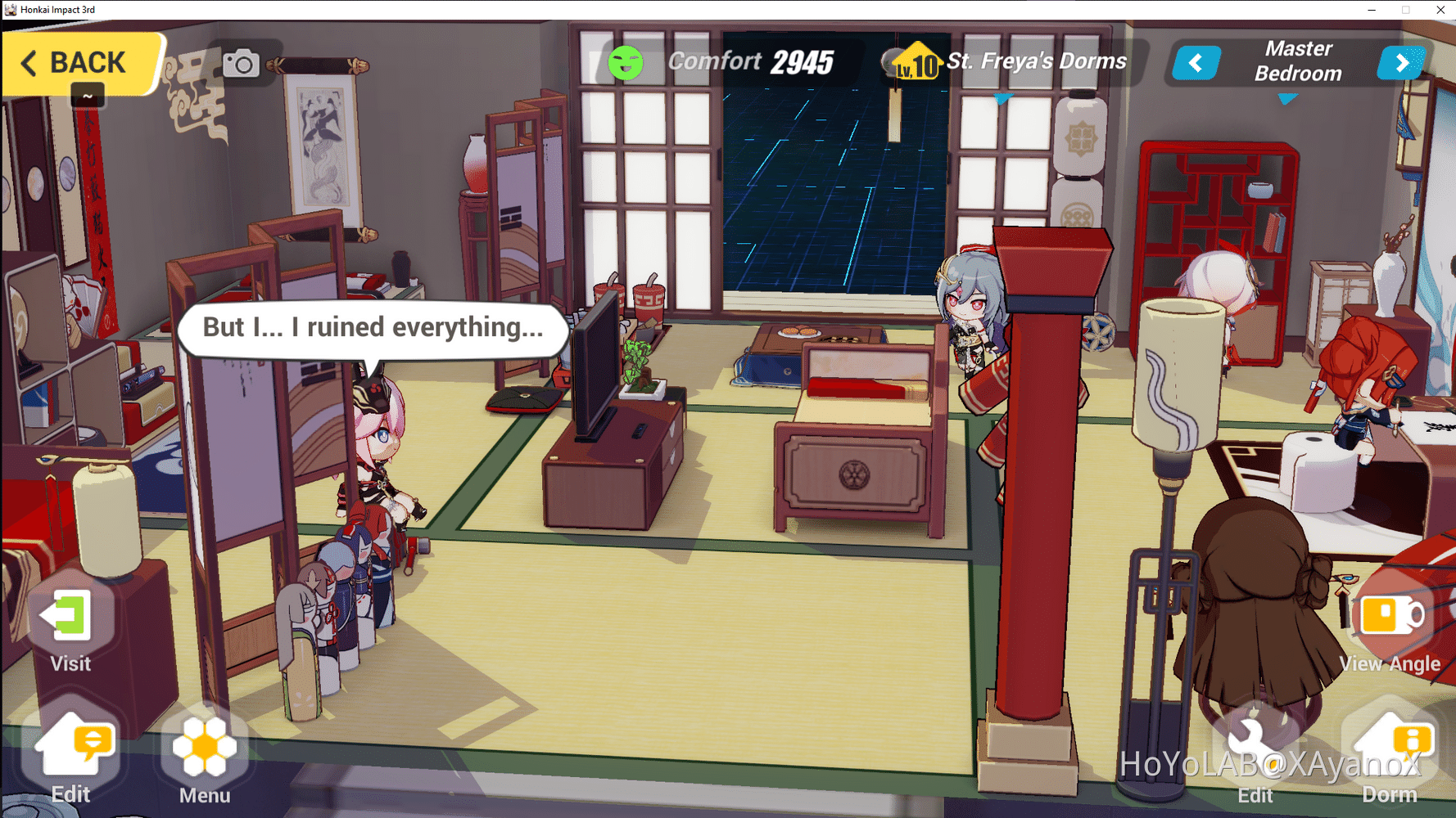 character conversations in the dorm Honkai Impact 3rd | HoYoLAB