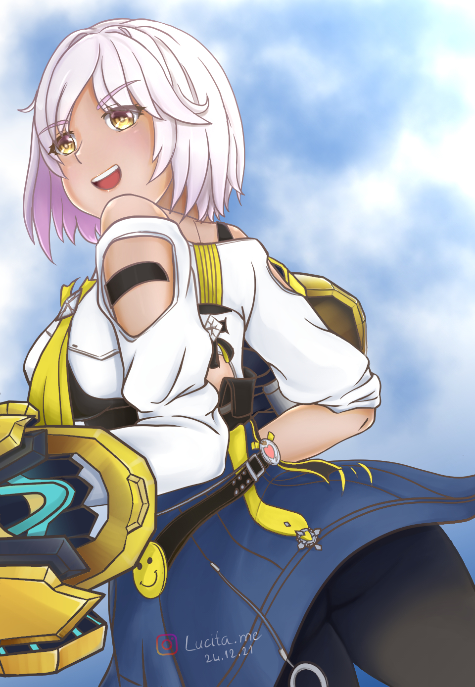 My first digital fanart and it is Carole Pepper :D Honkai Impact 3rd ...