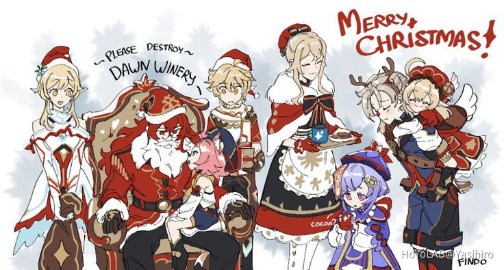 Merry Christmas Genshin Impact | HoYoLAB