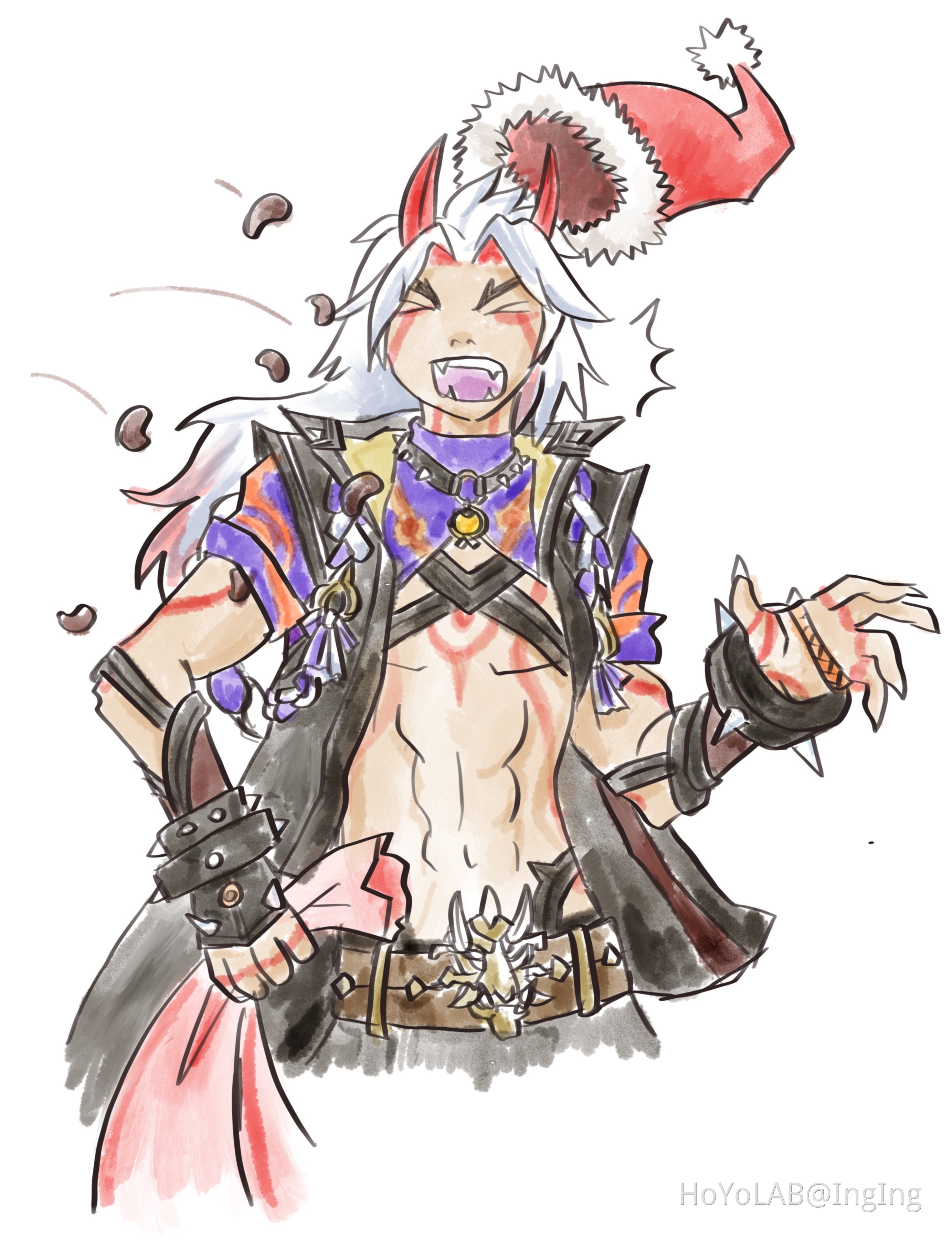 Santa Itto Genshin Impact | HoYoLAB
