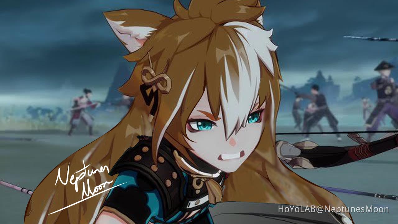 Gorou as a female Genshin Impact | HoYoLAB