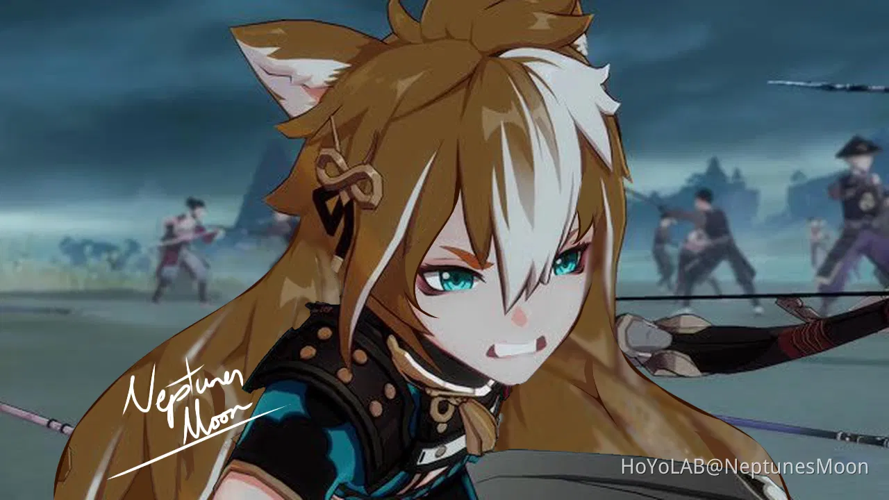 Gorou as a female Genshin Impact | HoYoLAB