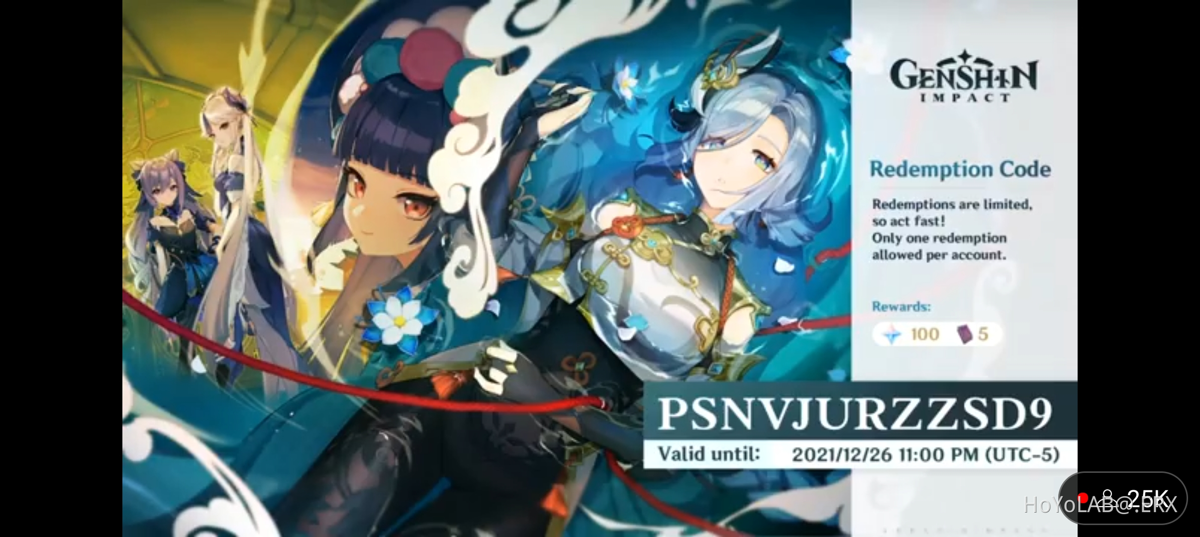 new codes Genshin Impact | HoYoLAB