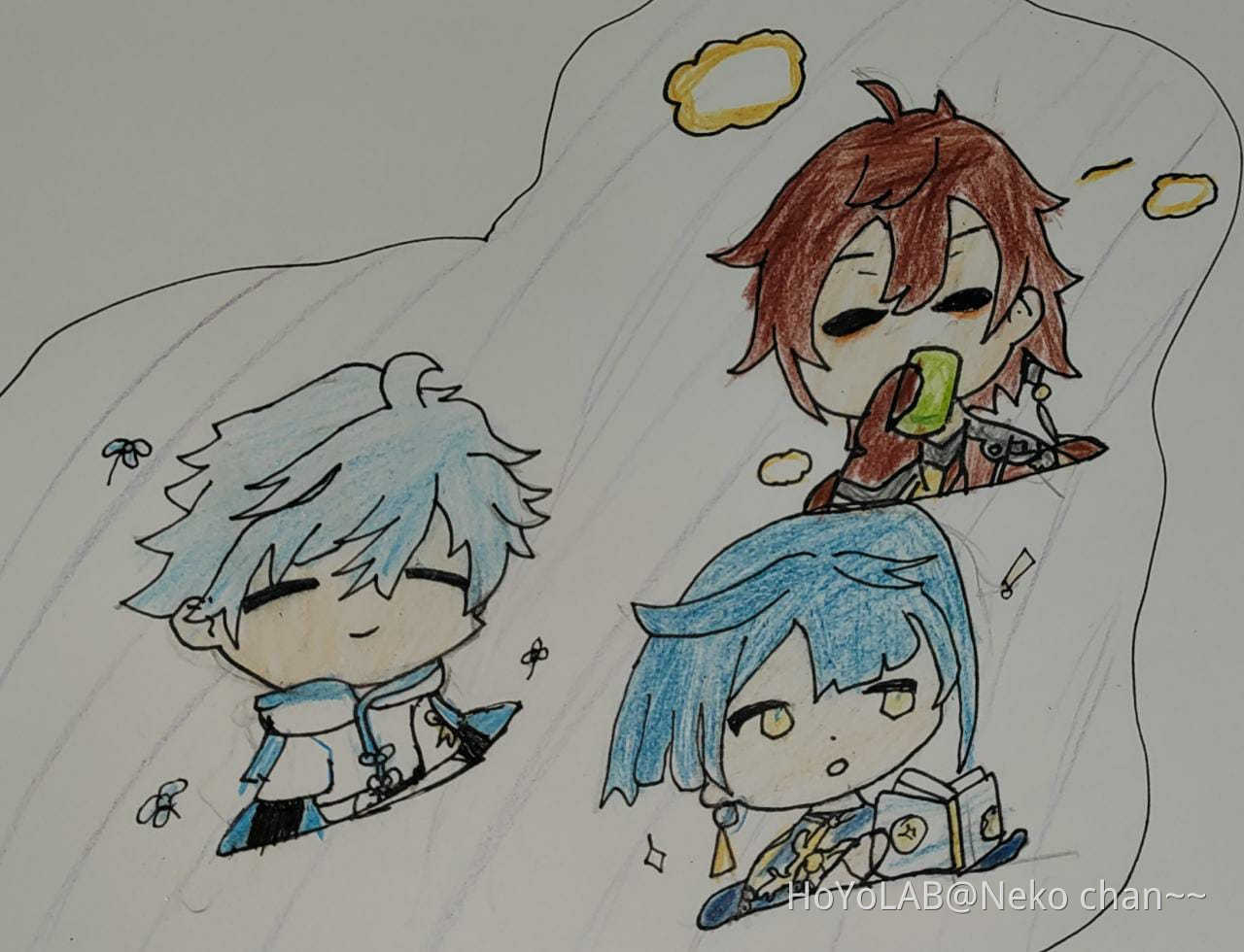 Drawing every single Liyue Character! - Part 1 Genshin Impact | HoYoLAB