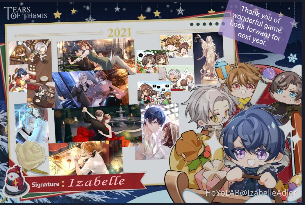 Tears of Themis memories, 2021. Tears of Themis | HoYoLAB