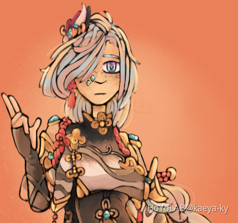 shenhe drawing! Genshin Impact | HoYoLAB