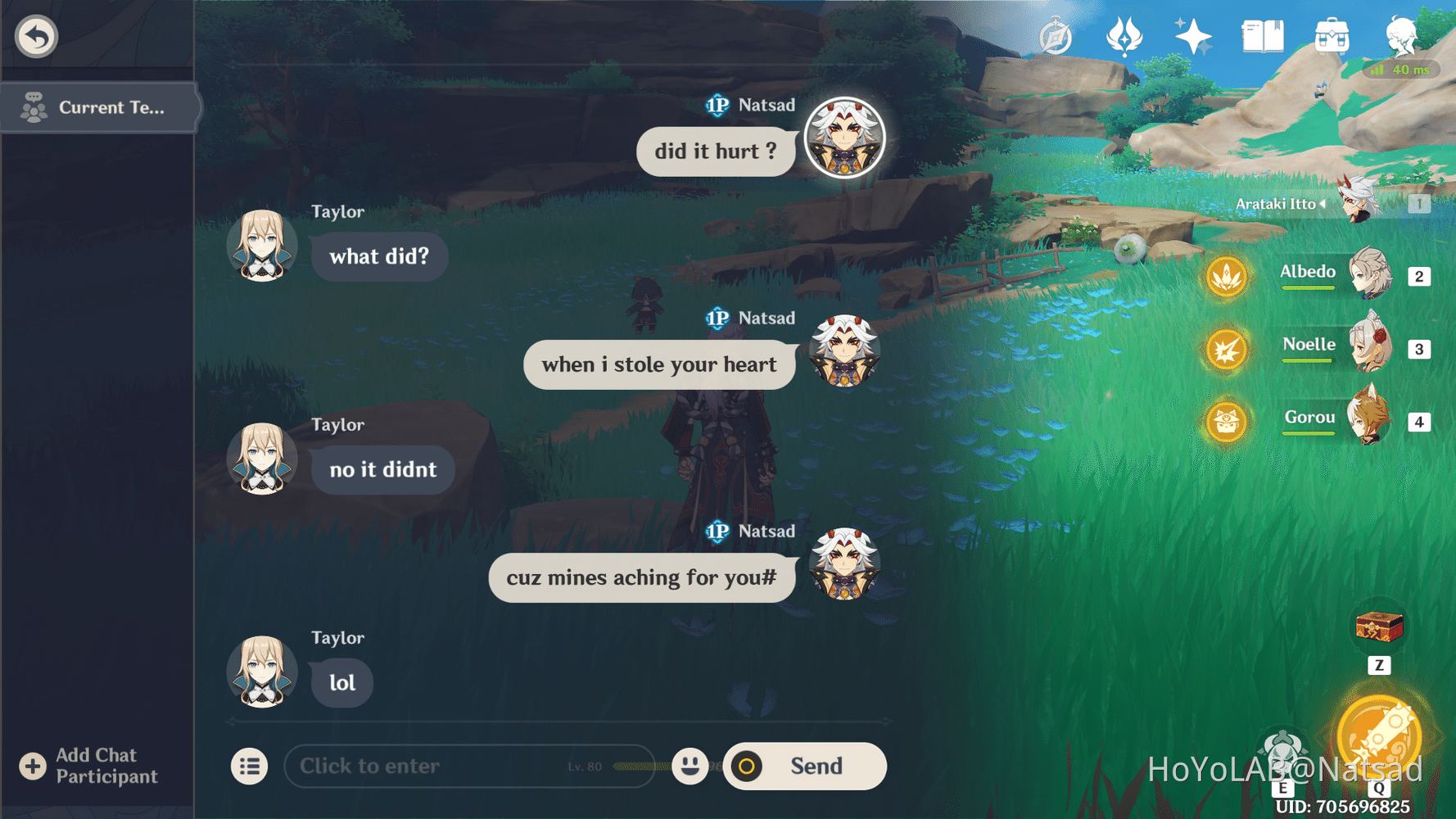 Pickup Lines Genshin Impact | HoYoLAB