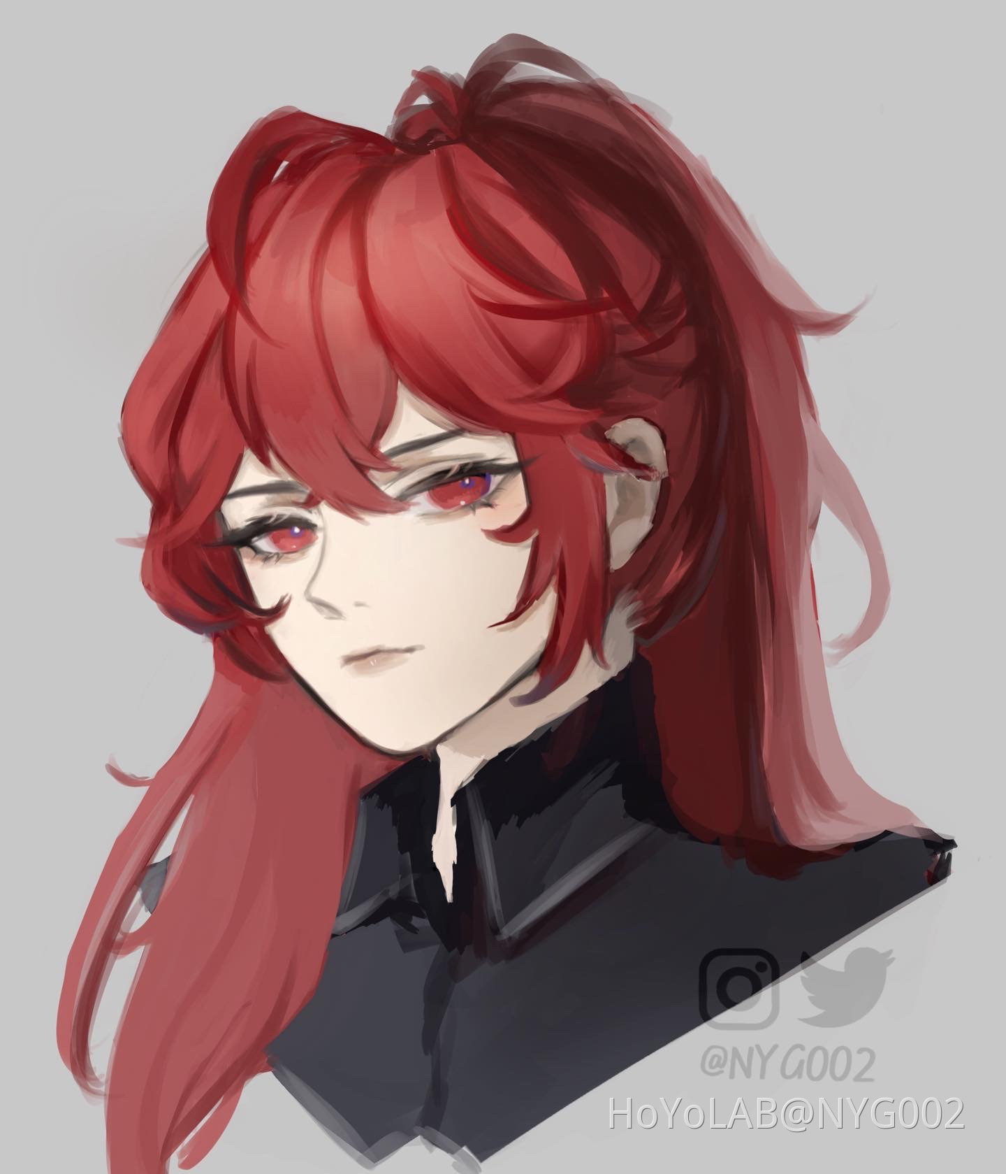 Diluc Ponytail Genshin Impact | HoYoLAB