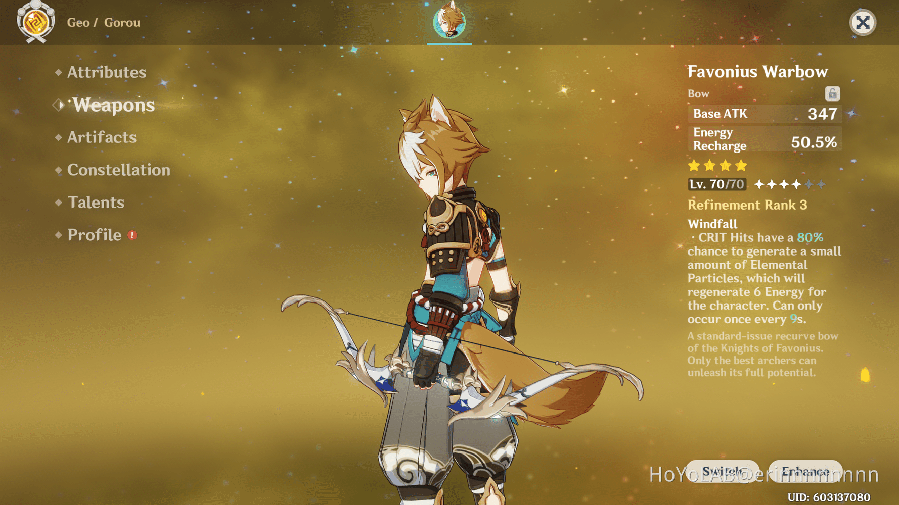 Gorou - How To (Build) Genshin Impact | HoYoLAB