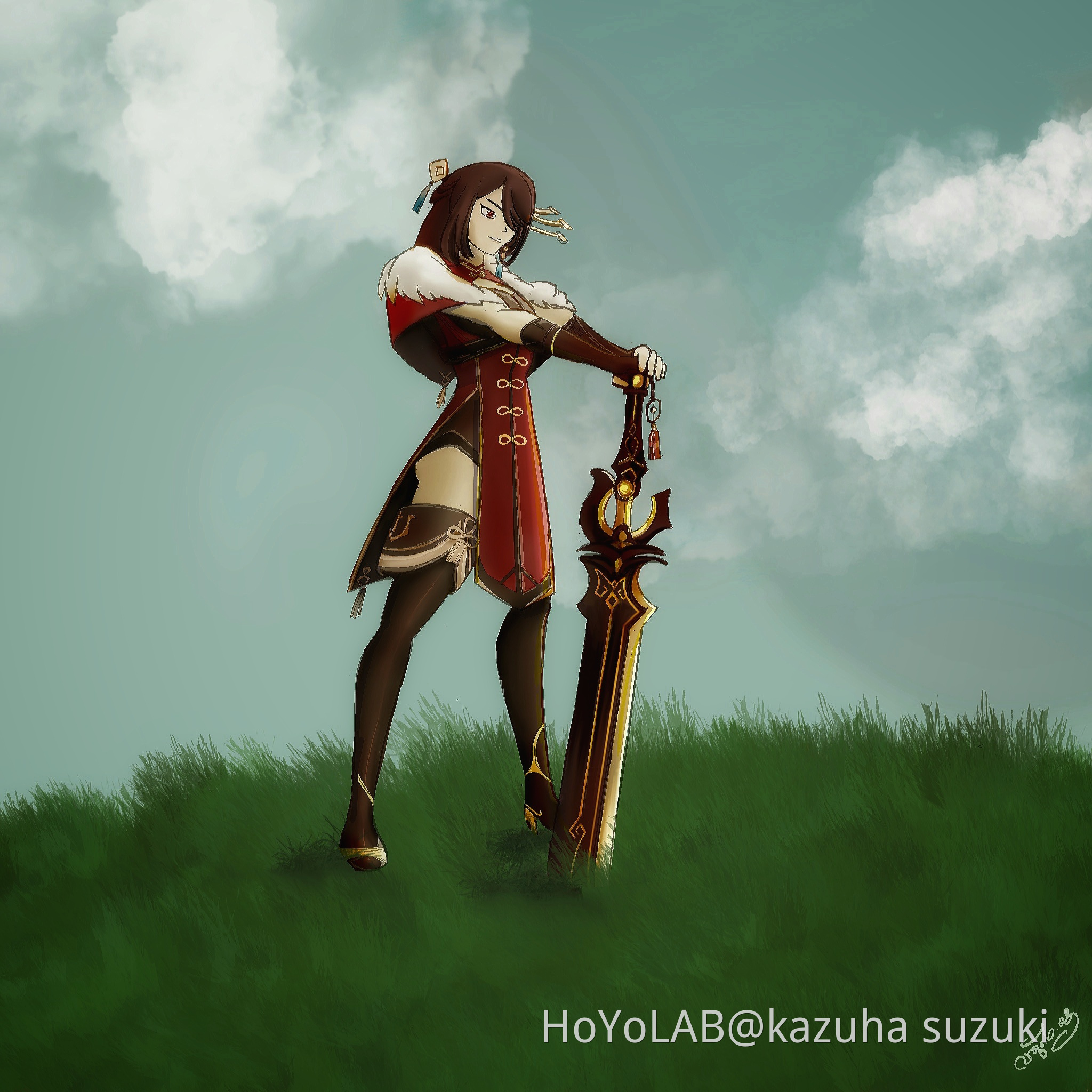 Beidou fanart Genshin Impact | HoYoLAB
