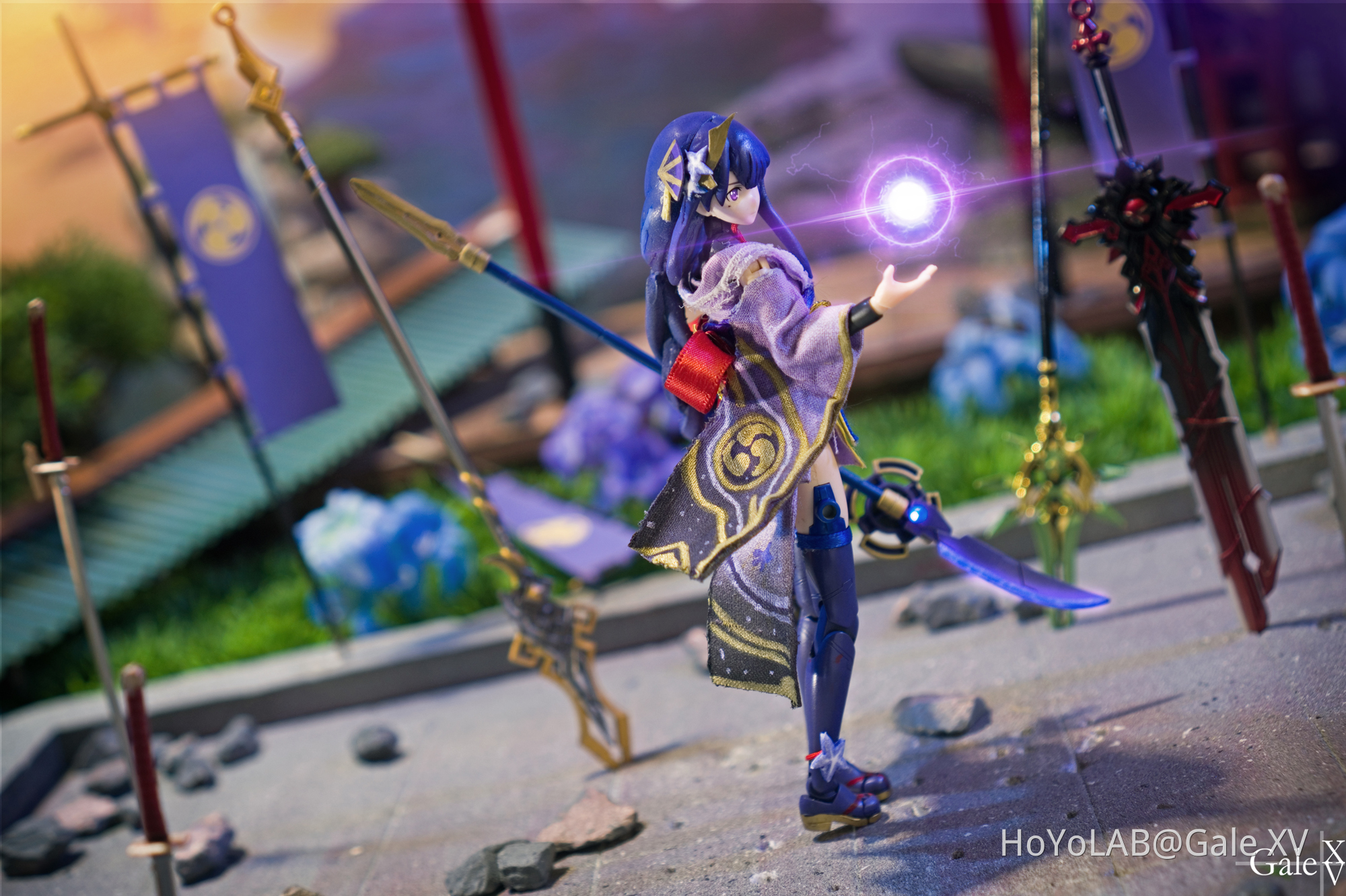 Custom Raiden Shogun Model Kit + Photography - HoYoverse Player Community