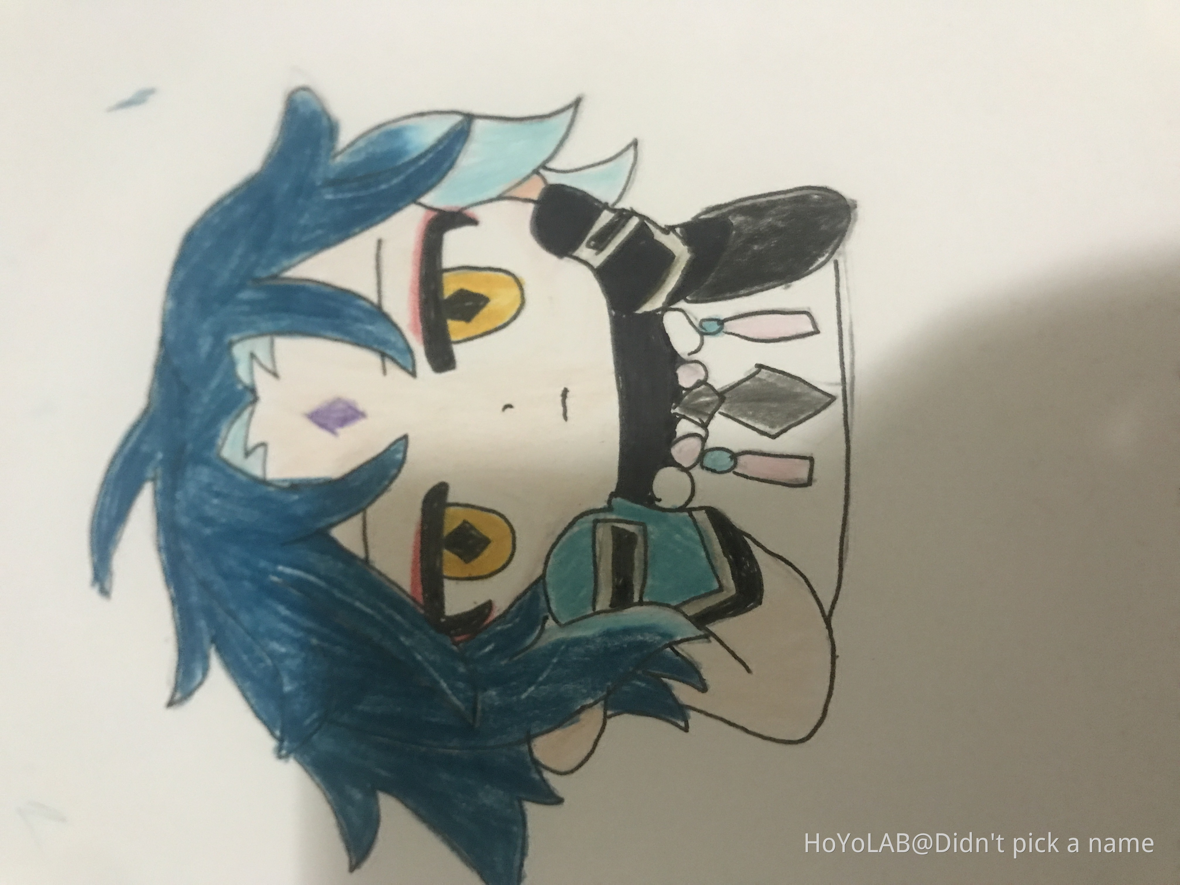 I tried drawing Chibi Xiao idk why Genshin Impact | HoYoLAB