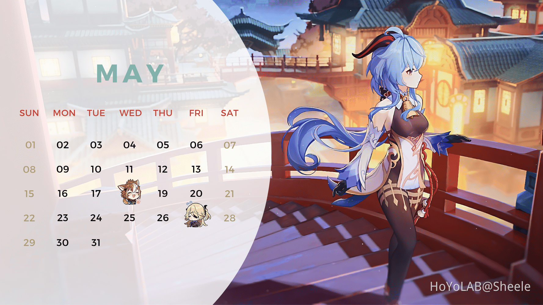Genshin Impact Calendar 2022 + Character Birthday Genshin Impact | HoYoLAB