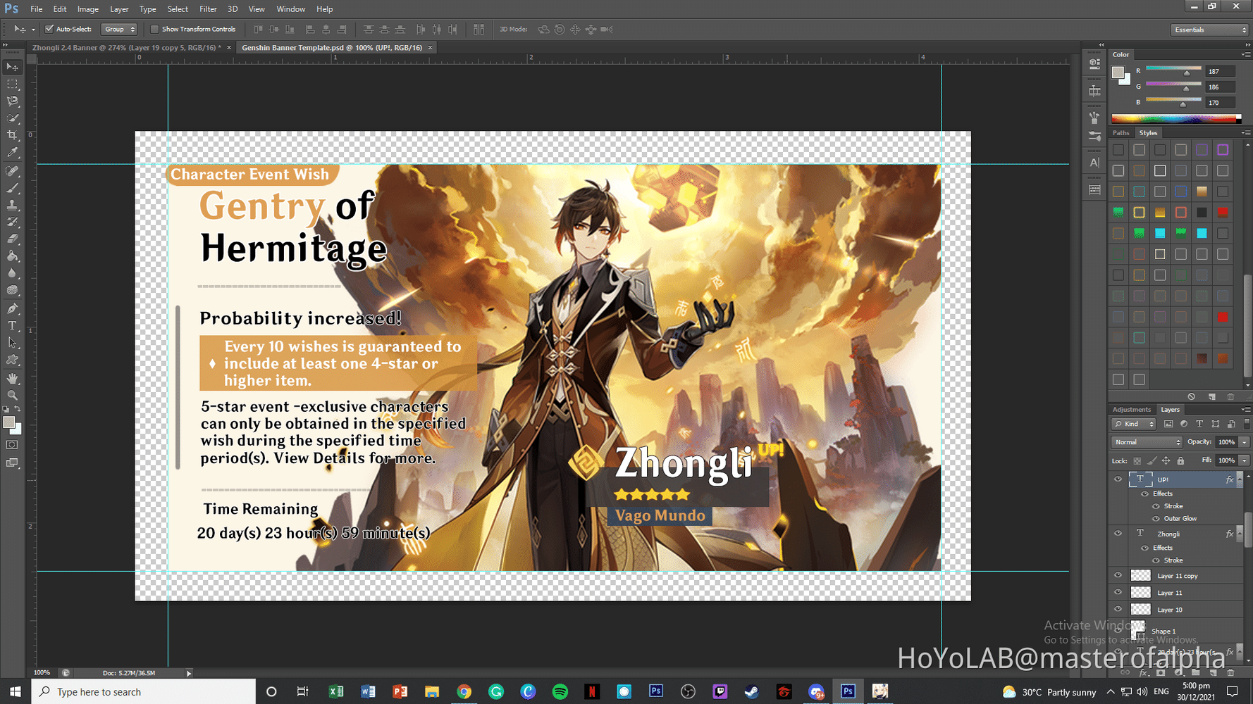 My Original Template Genshin Impact | HoYoLAB