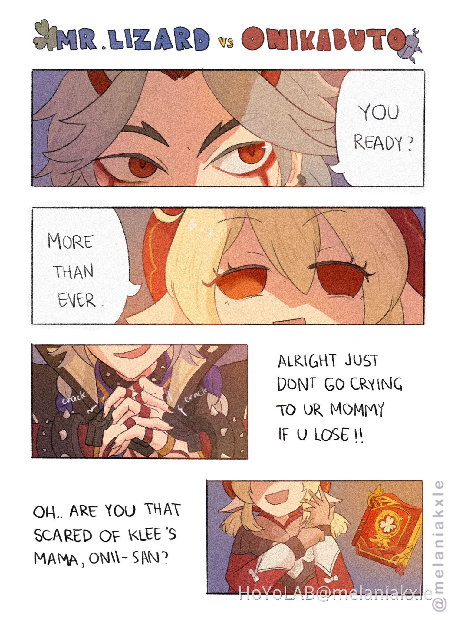 itto vs klee 🍀 ️😈 Genshin Impact | HoYoLAB