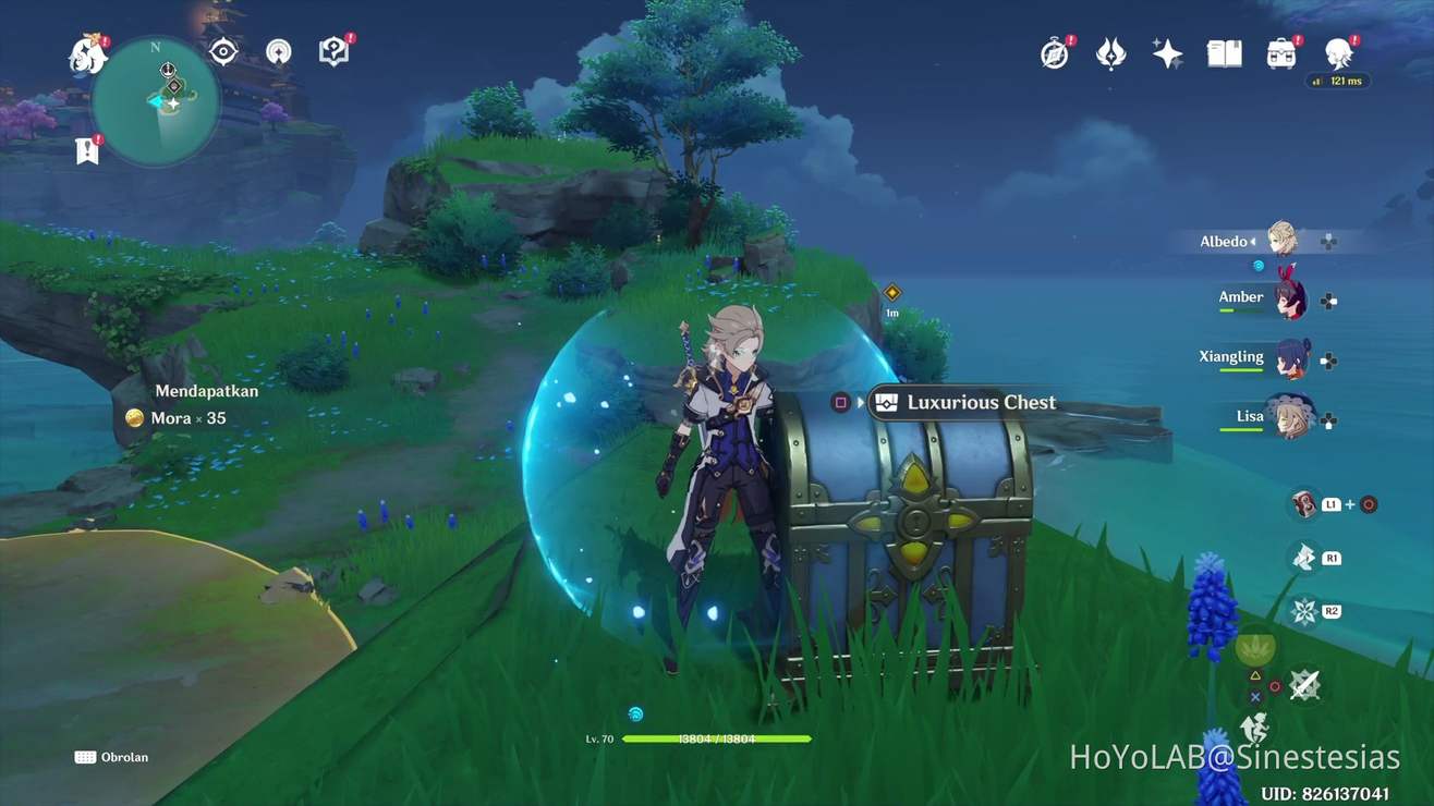 [Hidden Luxurious Chest] Vas Bunga Domain Violet Court | Genshin Impact ...