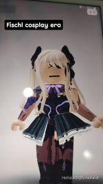 my Roblox fischl cosplay :D Genshin Impact | HoYoLAB