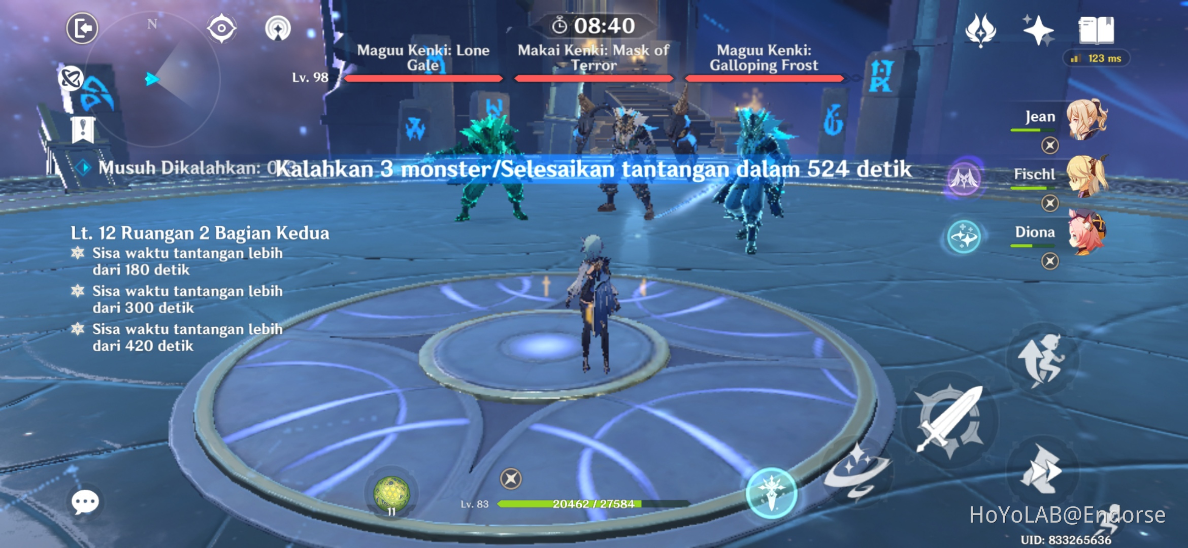 Abyss 12-3 Genshin Impact | HoYoLAB