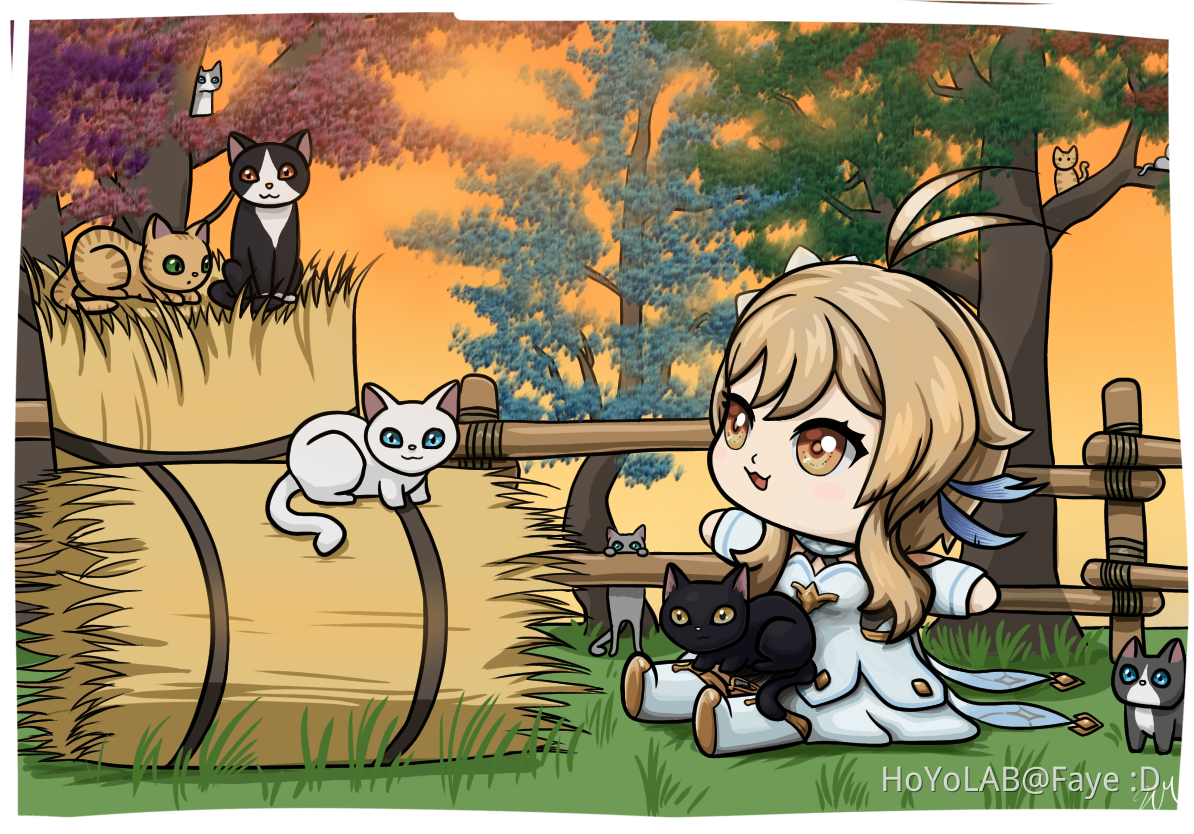 Lumine loves cats ️ Genshin Impact | HoYoLAB