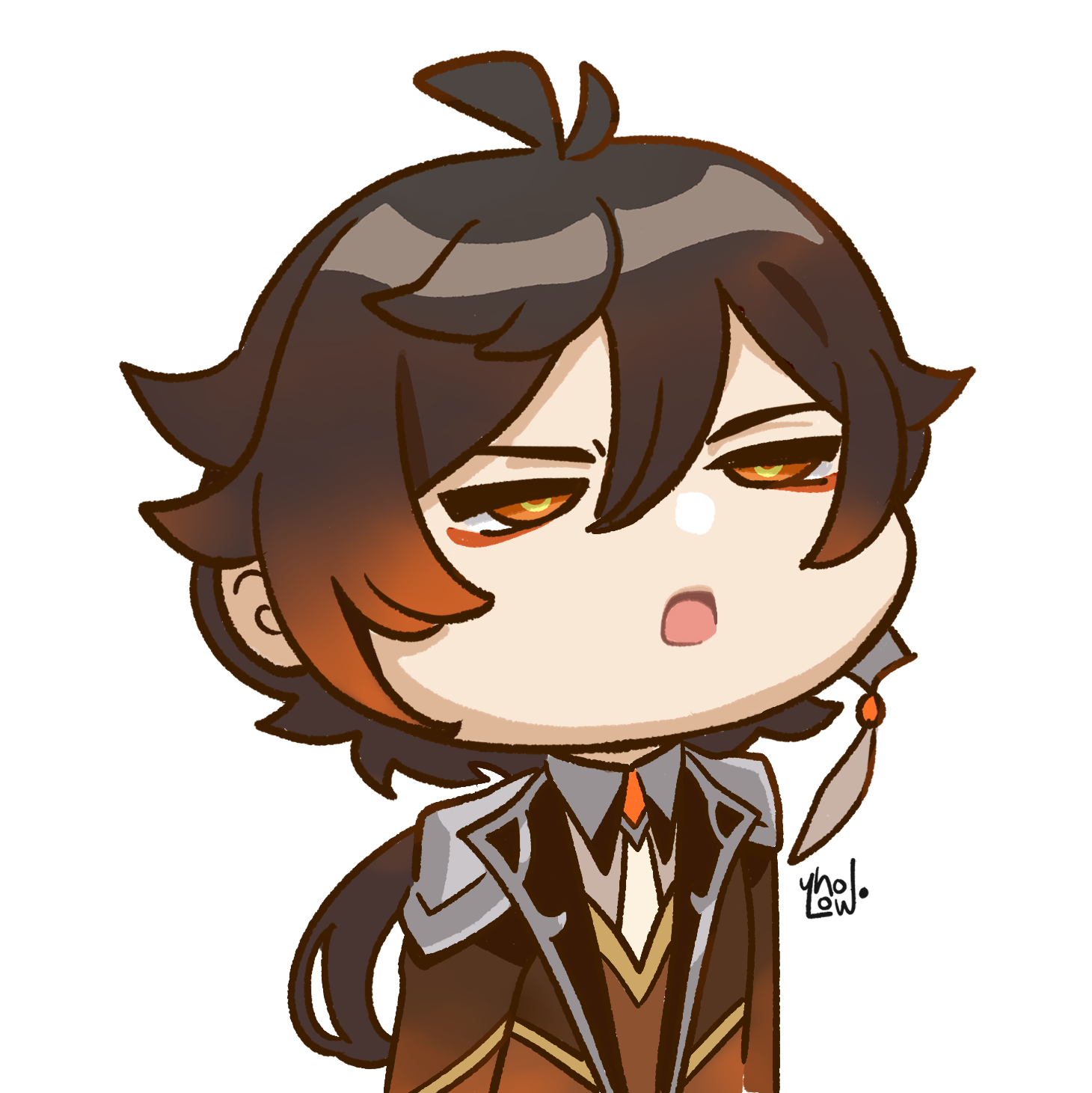 Genshin-styled Zhongli sticker | Genshin Impact | HoYoLAB