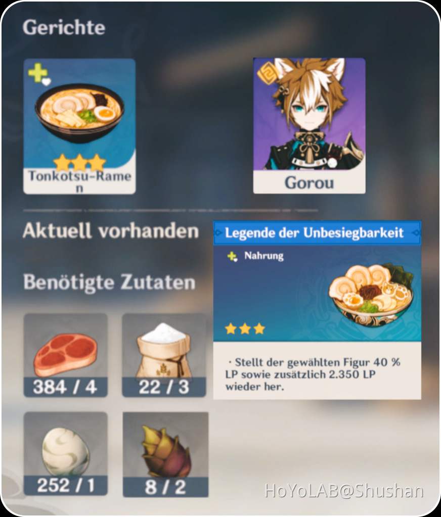 Lieblingsgerichte unserer Charaktere | Genshin Impact | HoYoLAB