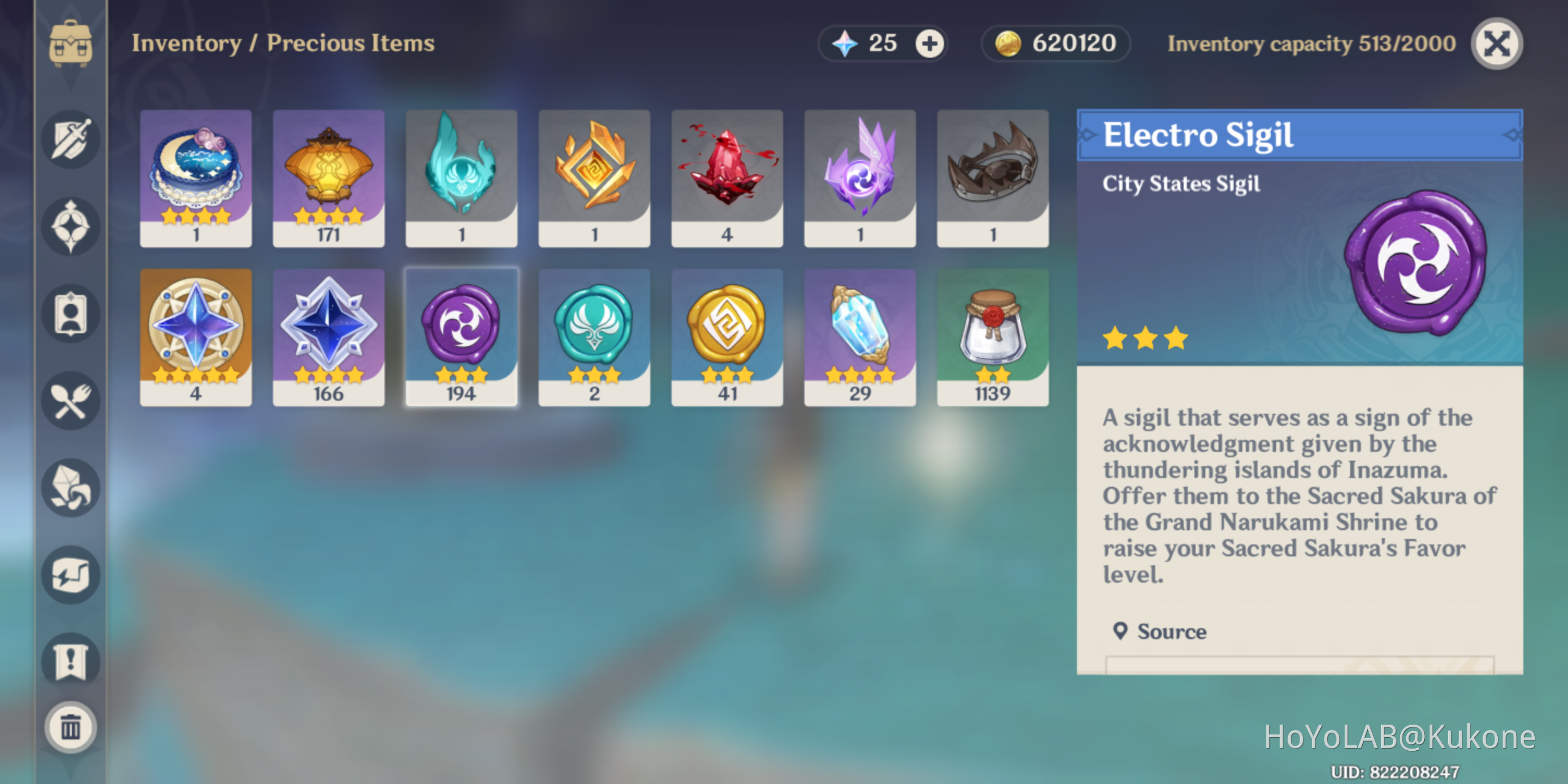 Today new found 5 Electro Sigil 💪 Genshin Impact | HoYoLAB