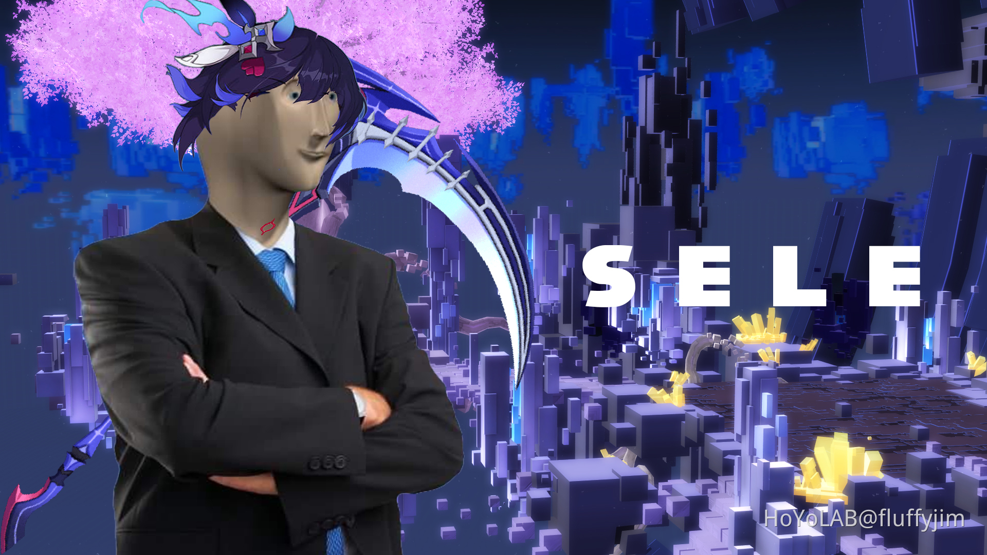 Sele (throwback to 2020's Honkai meme event on Twitter) Honkai Impact ...