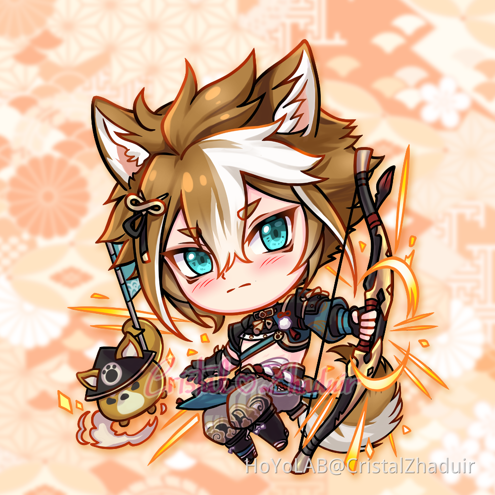 Gorou Chibi !!! 💖💖💖 | Genshin Impact | HoYoLAB