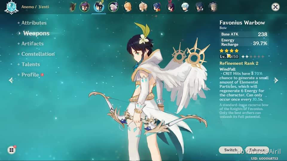 Venti skin Genshin Impact | HoYoLAB